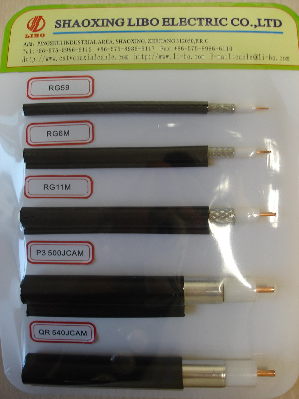 Flame Retardant Jacket RG6 Drop Cables Quad-Shield Rg6 Cable Coaxial Cable for CCTV